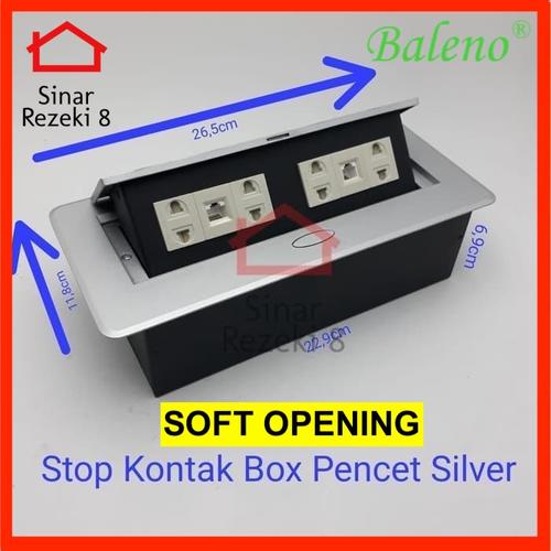 Jual Power Socket Outlet Stop Kontak Box SLV Listrik Meja Kantor ...