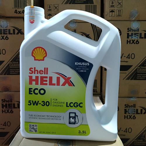 Jual shell eco 5W-30 sae galon /oli LCGC /3500 ml / 3,5 L / oli mobil ...