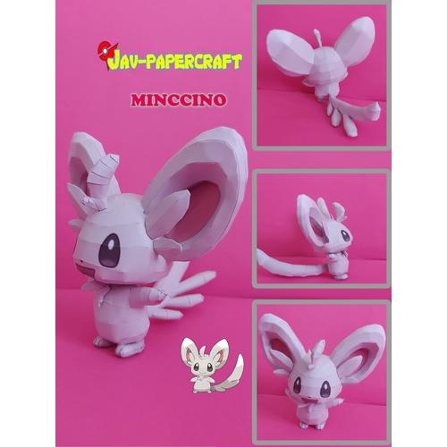 Jual Pokemon minccino Papercraft - Kab. Bekasi - Papercraft Tiviti ...