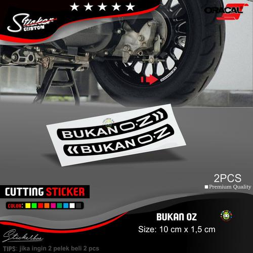 Jual sticket bukan oz untuk pelk motor dan mobil isi 2pcs - Kab ...