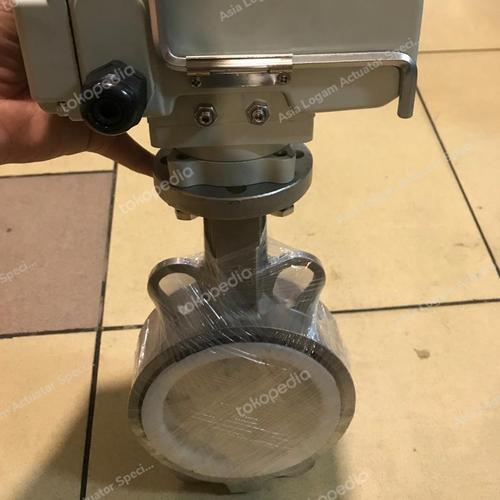 Jual 2" inch butterfly valve stainless electric motorized actuator ...