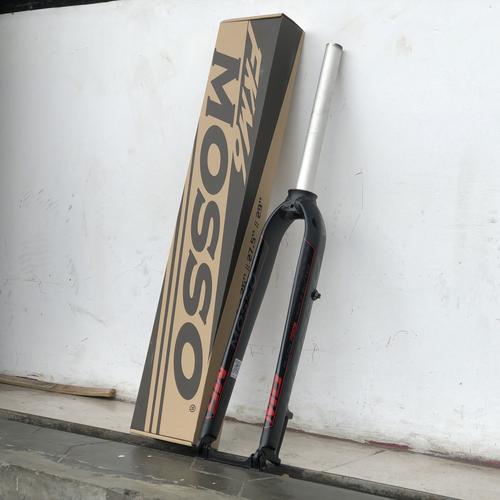 Jual FORK RIGID MOSSO M6 HITAM MERAH ALLOY 26 27.5 29 700C DISC MTB ...