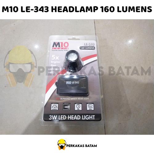 Jual M10 LE-343 160 Lumens Headlamp Senter Kepala 3W LED HEAD LIGHT ...