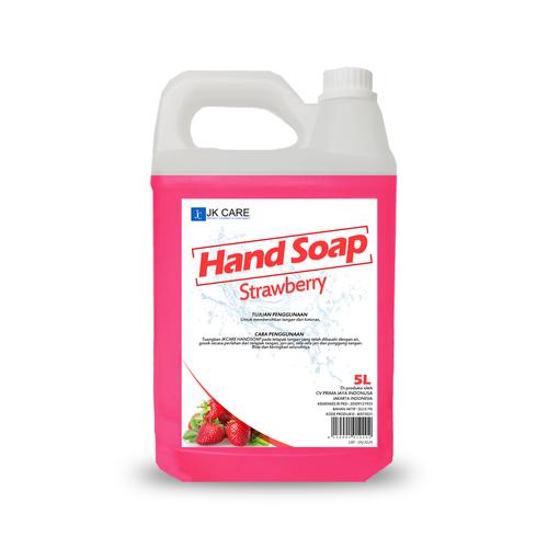 Jual Sabun Cuci Tangan Handsoap 5 Liter - Strawberry Jk Care Hand Soap ...