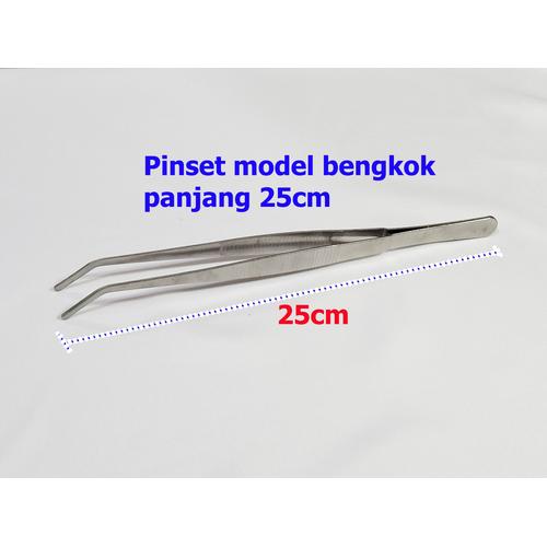 Jual pinset bengkok besar panjang 25cm Tweezer akuarium Aquascape ...