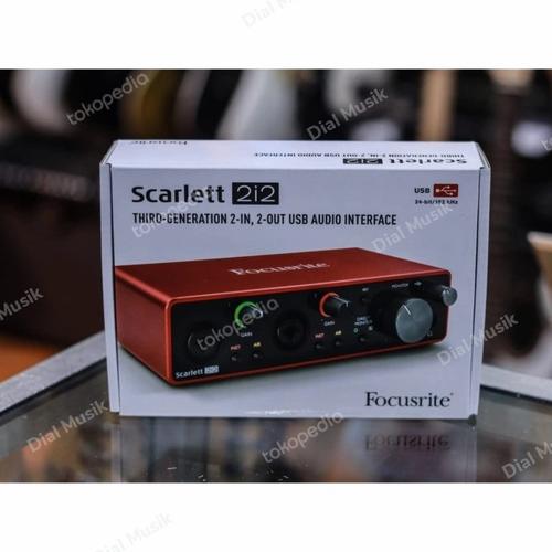 Jual Focusrite Scarlett 2i2 3rd Gen - Usb Sound Card - Kota Palembang ...