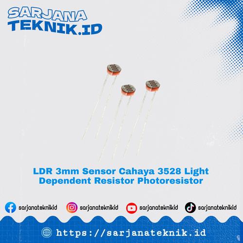 Jual SENSOR CAHAYA LDR (LIGHT DEPENDENT RESISTOR) 3MM - Kab. Bangkalan ...