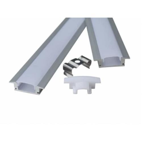 Jual Casing Aluminium Hard Strip LED U-Sayap / U-Wings 1 meter / 1m ...