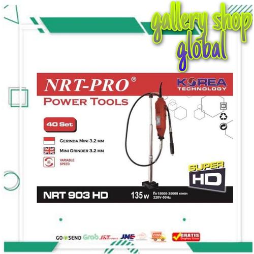 Jual NRT PRO 903 HD Mini Die Grinder Set 40 Pcs - Tuner Gerinda Bor ...