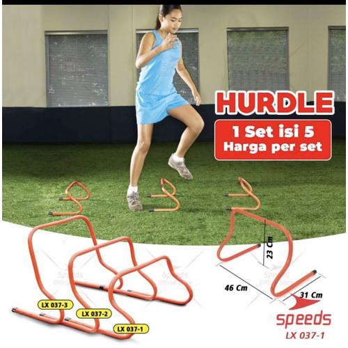 Promo Hardel alat latihan sepak bola futsal tinggi 40CM SET ISI 5 ...