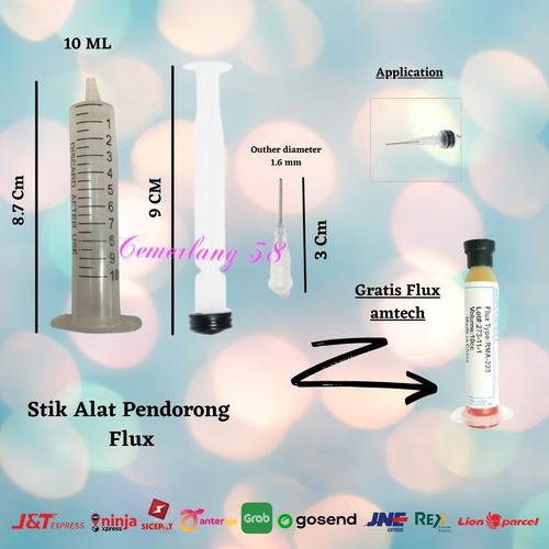 Jual Stik Alat Pendorong Tabung Suntikan Flux Stick Needle FREE FLUX ...