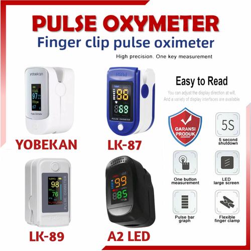 Jual Oximeter Pulse Alat Saturasi Alat Ukur Kadar Oksigen SpO2 - A2-LED ...