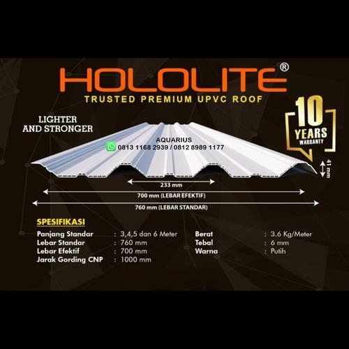 Jual ATAP UPVC HOLOLITE ATAP CANOPY KANOPI - Kota Tangerang Selatan ...