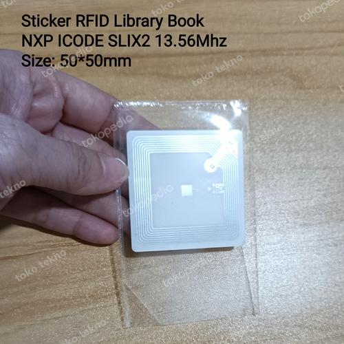 Jual Sticker RFID Library Book 13.56 Mhz Stiker Library 13.56Mhz NFC ...