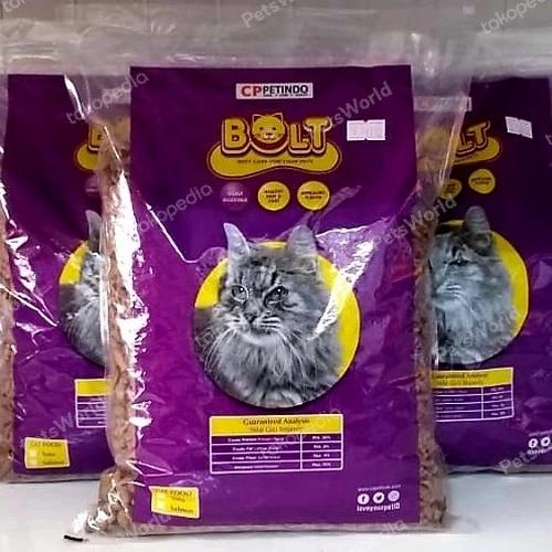 Jual Makanan Kucing 1kg / Bolt Cat 1kg / Catfood Murah - 800 gram ...