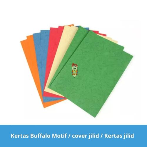 Jual Kertas Buffalo Folio Motif / cover jilid / Kertas jilid - Ungu ...