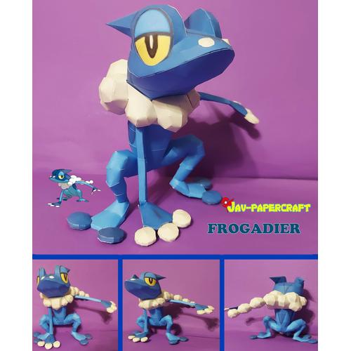 Jual Pokemon frogadier Papercraft - Kab. Bekasi - Papercraft Tiviti ...