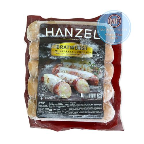 Jual HANZEL SOSIS BRATWURST CHEESE, GARLIC DAN BLACKPEPPER - MOZARELLA ...
