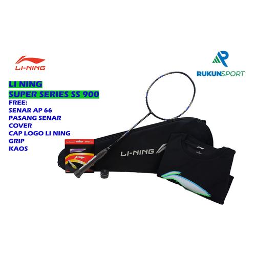 Jual Raket Badminton LINING SS 900 free senar AP6, grip, kaos, cover ...