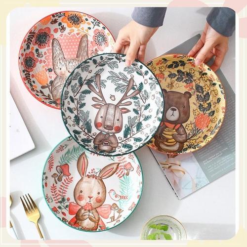 Jual Cartoon 8" Plate - Piring Cantik, Piring Keramik, Piring Lucu ...
