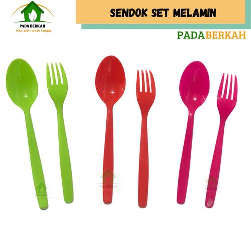 Jual Sendok Garpu Makan Melamin Set Sendok Garpu Jepang Melamin Set ...