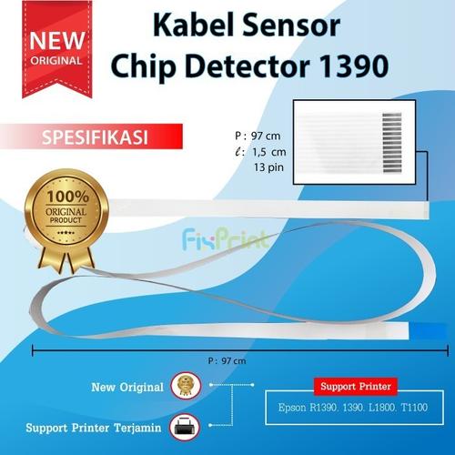 Jual Kabel Sensor Encoder Carriage 1390 L1800 T1100 L1300 NEW ORI 13 ...