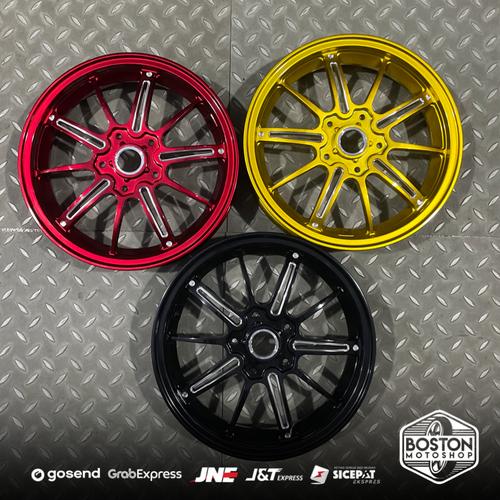 Jual LUIGY Velg Model Marus Drag CS-02 Vespa Sprint Primavera - Hitam ...