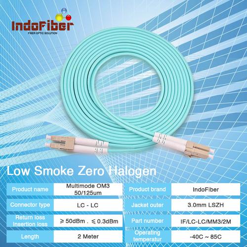 Jual INDOFIBER patchcord fiber optic LC-LC 2 meter multimode OM3 50/125um - Jakarta Pusat - TOKO ...