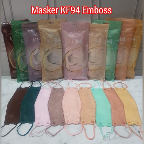 Jual Masker KF94 4D Earloop 4Ply Evo Convex Mask - OC Brown - Jakarta ...