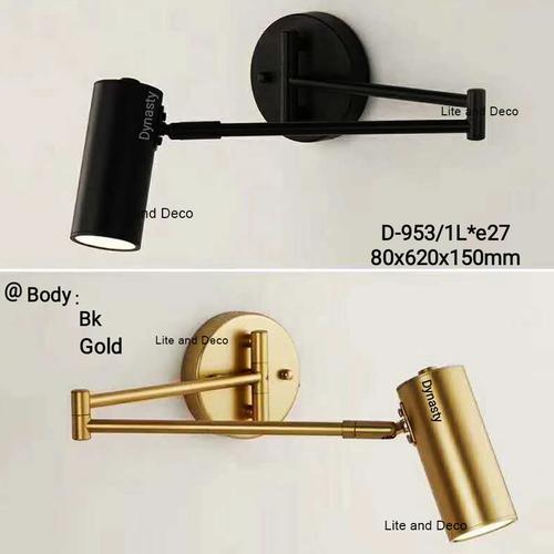 Jual LAMPU DINDING INDOOR FLEXIBLE SPOTLIGHT COCOK UNTUK LUKISAN - GOLD ...