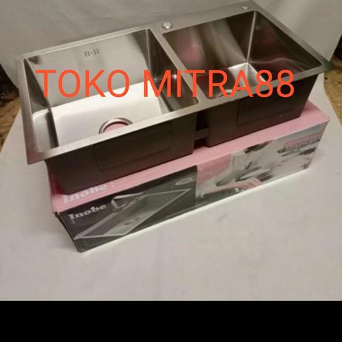 Jual kitchen sink inobe 8245 stainles komplit set kran fexsibel ...