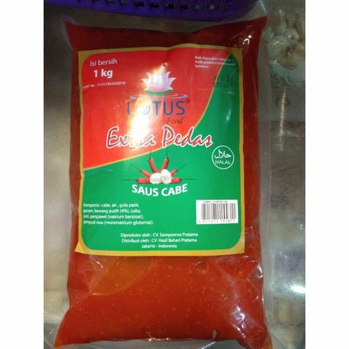 Jual Lotus Saus Extra Pedas 1kg / Lotus Saus Cabe - Kota Tangerang - AG ...