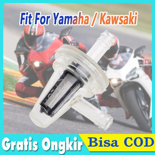 Jual Motorcycle Filter Bensin Universal Sudut Kanan 1/4 Saringan Fuel ...