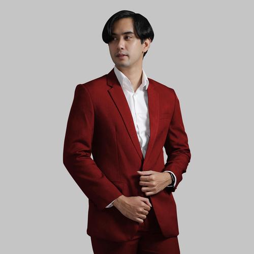 Jual Jas Pria - Merah Maroon - Stylish & Elegant - S - Kab. Bantul ...