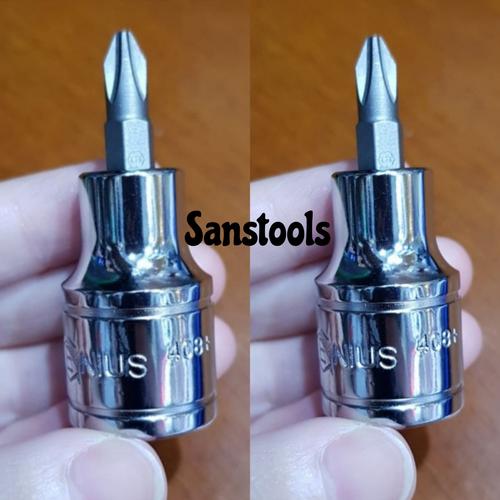 Jual mata kunci sock obeng 3/8" x PH2 Genius plus philips bit socket ...