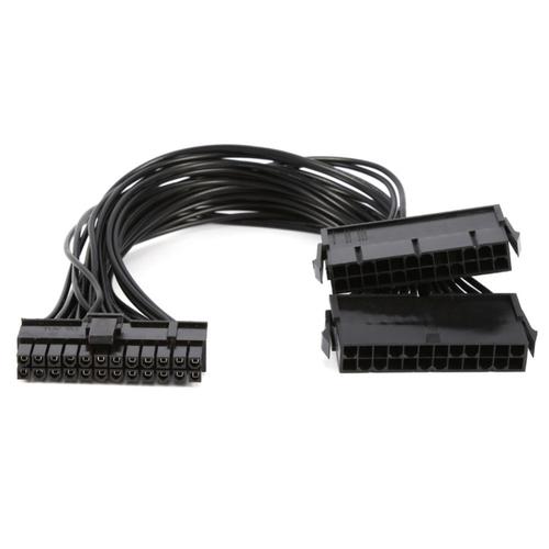 Jual Kabel Dual PSU 24Pin | PSU Power Supply Extension Cable for Mining ...