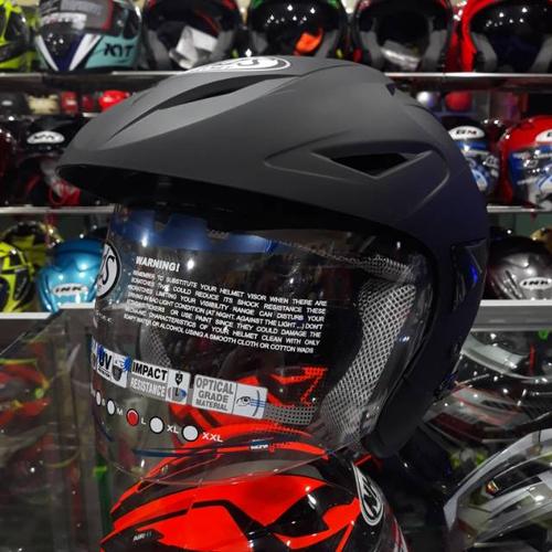 Jual MDS HELM PROTECTOR SOLID BLACK DOFF - Kab. Bekasi - CINTAHELMET2 ...
