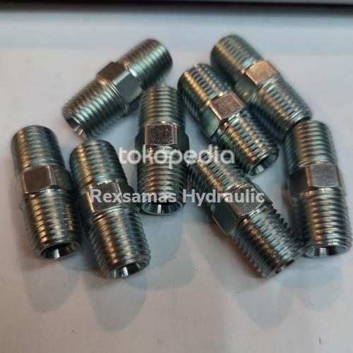 Jual DOUBLE NEPPLE 1/4 inch NPT X NPT - Jakarta Barat - Rexsamas ...