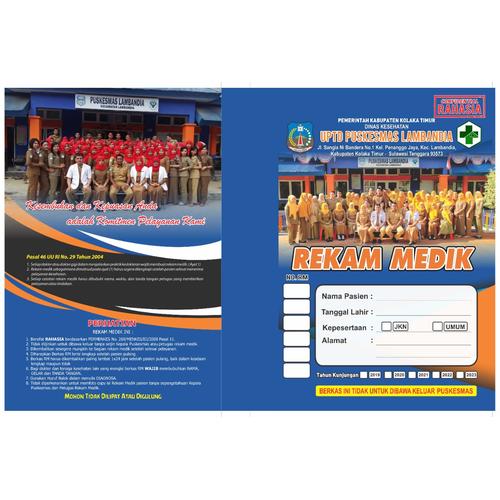 Jual Map REkam medik puskesmas - Kota Surabaya - intigrafika | Tokopedia