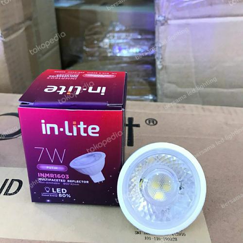 Jual LAMPU LED COB SPOTLIGHT/ PAR 7 WATT 7W IN LITE INLITE FITTING MR16 ...