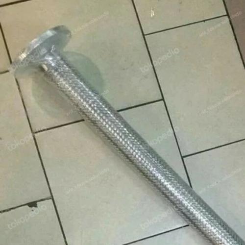 Jual flexible metal hose flexible joint sus 2inch x 100cm flange sus ...