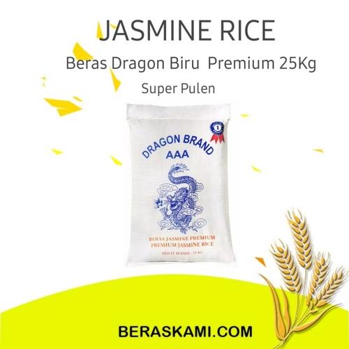 Jual Beras Jasmine Dragon Biru 100Kg - 1 liter - Jakarta Barat ...