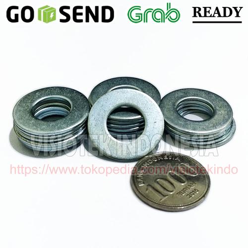 Jual Ring Baud / Ring Plat Putih M12 (1/2") tebal 1mm - Kota Bekasi ...