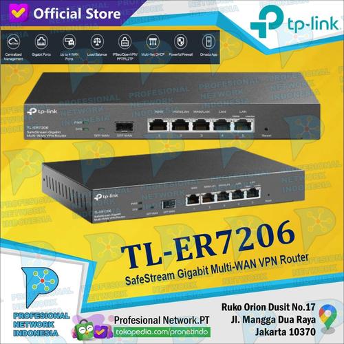 Promo TP-Link TL-ER7206 TPLink SafeStream Gigabit MultiWAN VPN Router ...