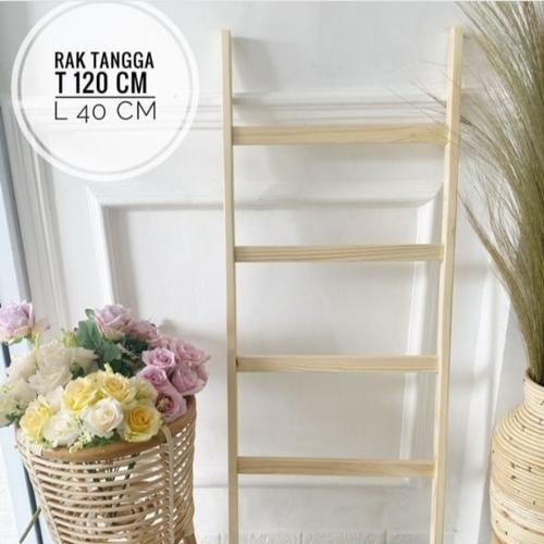 Jual Rak Tangga Kayu Ladder Hijab Handuk Serbaguna - Kab. Tangerang ...