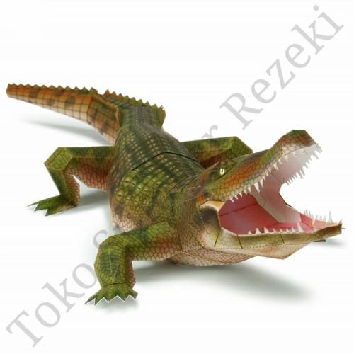 Jual Figure Buaya Papercraft Crocodile Paper Craft Hewan Binatang ...