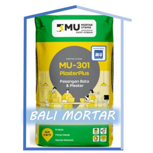Jual Mortar Utama Plaster Plus MU-301 Plester bt merah / bt ringan 40KG ...
