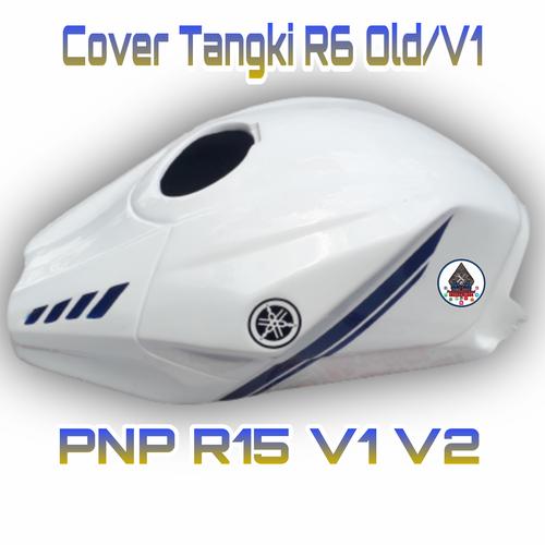 Jual Cover Tangki R15 V1 V2 Model Yamaha R6 Old/V1 Putih - Kab ...