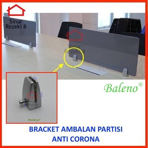 Jual Bracket Ambalan Sekat Akrilik Partisi ANTI CORONA Kayu Penjepit ...