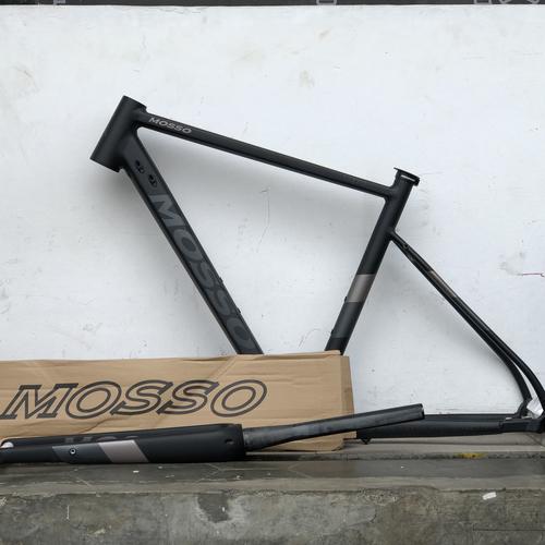 Jual FRAME GRAVEL ROADBIKE MOSSO CAPRA ALLOY CARBON HITAM GREY L no 710 ...